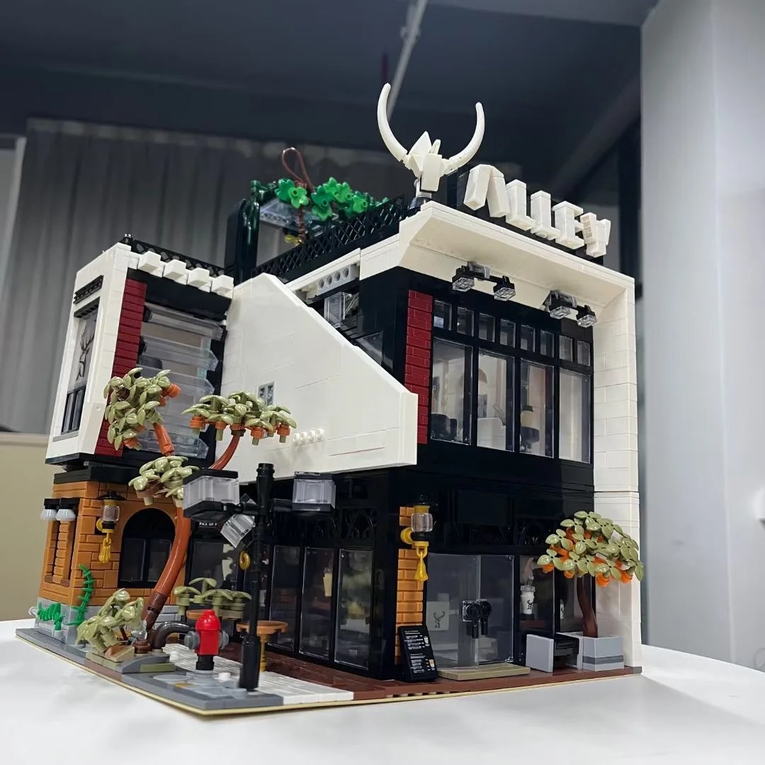 【楽天市場】MOC LEGO レゴ ブロック 互換 ミルクティーショップ 3535個：MONO BASE