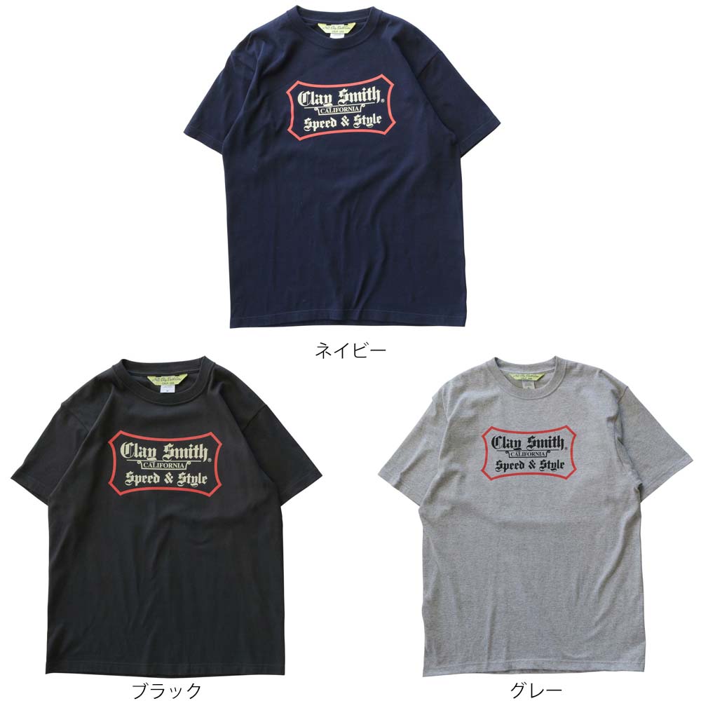 【楽天市場】【一部在庫有】 クレイスミス 正規品取扱店 CSY-4005 SPEED GANG Tシャツ CLAY SMITH CSY ...