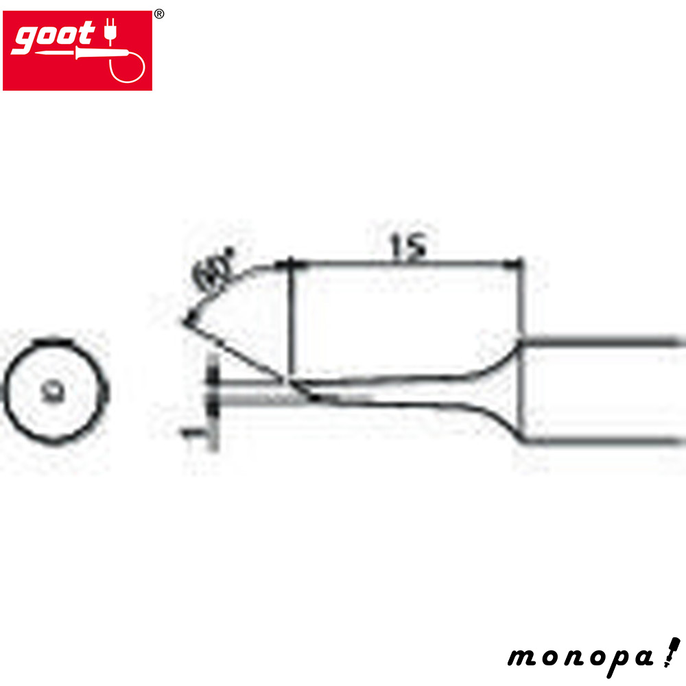 【楽天市場】太洋電機産業 goot 替こて先 1C型 PX-60RT-1C 日本製：モノパ！楽天市場店