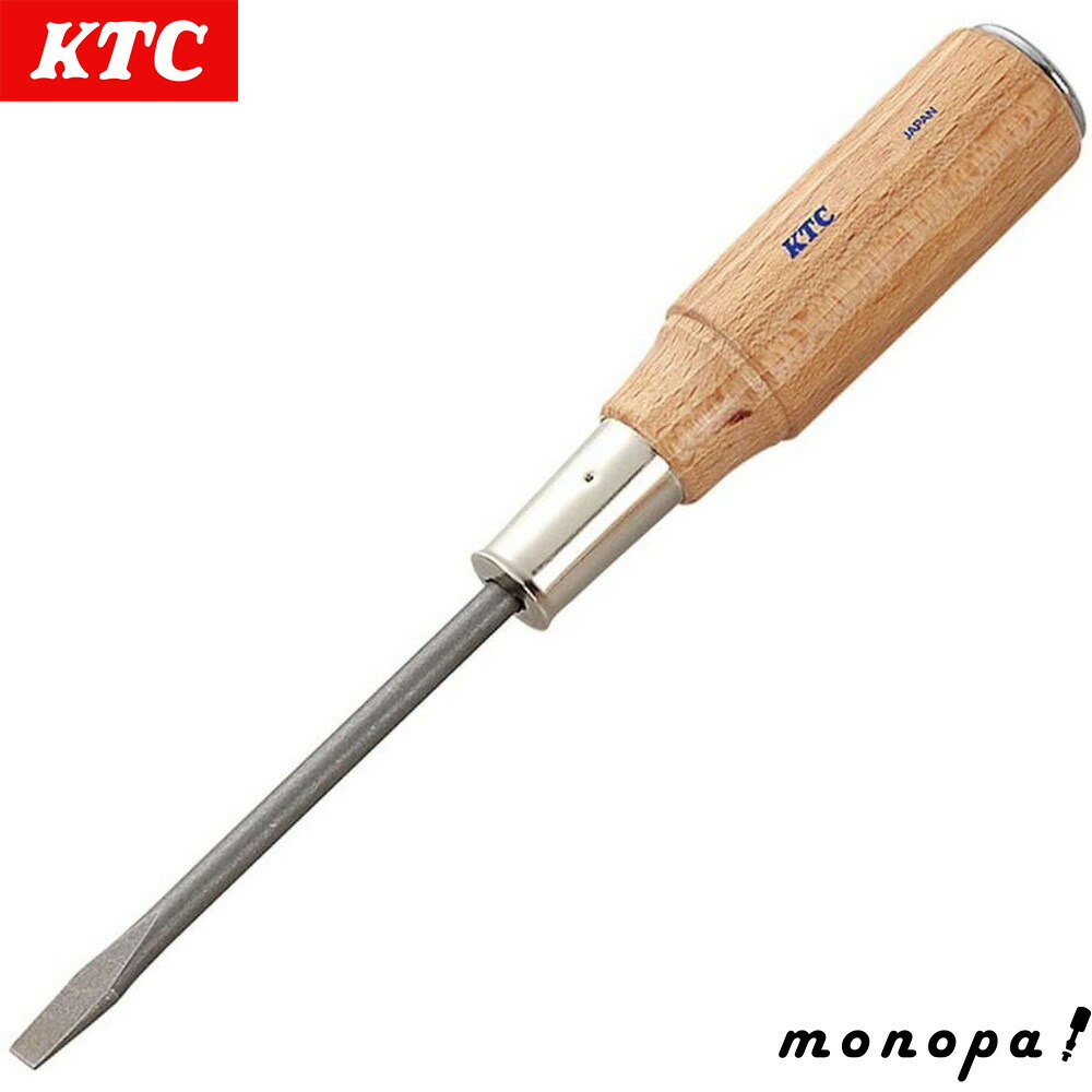 【楽天市場】KTC 京都機械工具 木柄ドライバー マイナス貫通タイプ MD-125 送料無料：モノパ！楽天市場店