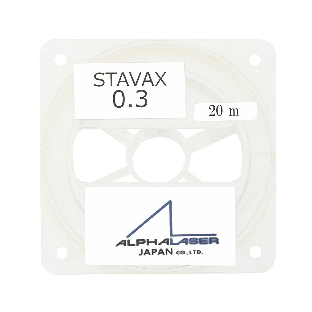 【楽天市場】ALPHA LASER JAPAN レーザー溶接用ワイヤー STAVAX Φ0.3 20m：モノパ！楽天市場店