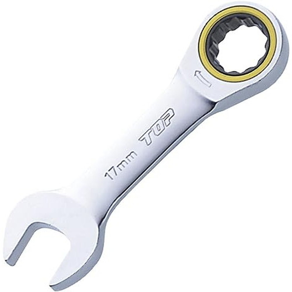 【楽天市場】トップ工業 TOP ショートラチェットコンビ 対辺17mm 本締め可 送り角度5°超コンパクト RCW-17S：モノパ！楽天市場店