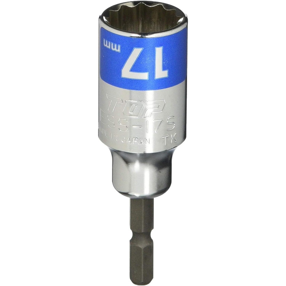 【楽天市場】トップ工業 TOP 電動ドリル用 足場クランプソケット 対辺17mm 12角仕様 ESS-17S ビット：モノパ！楽天市場店