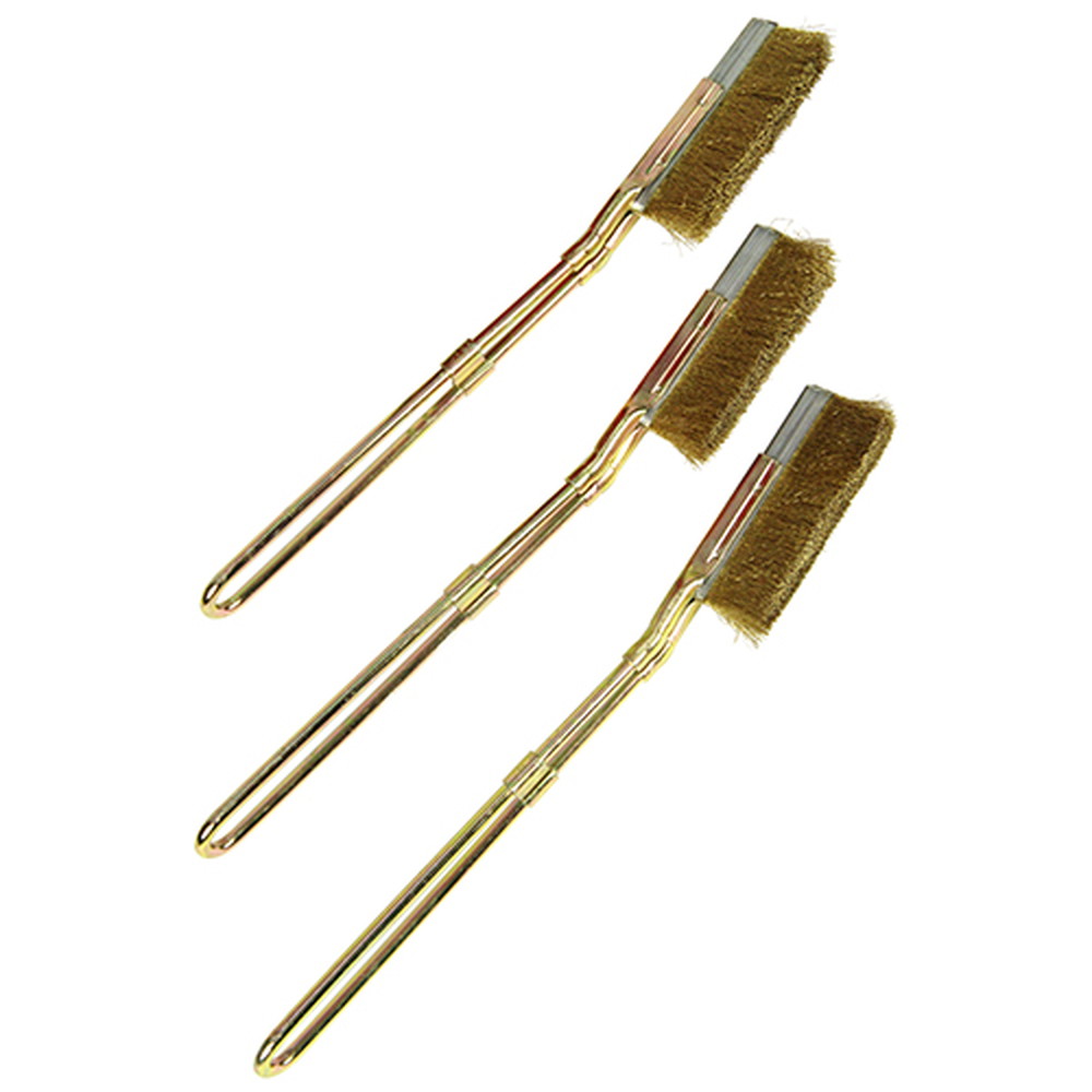 【楽天市場】【スーパーSALE 10%OFF 3/4 20時～】 E-Value チャンネルブラシ3本組 真鍮 ECB-3B サビ落とし 汚れ落とし 磨き出し 木目出し：モノパ！楽天市場店