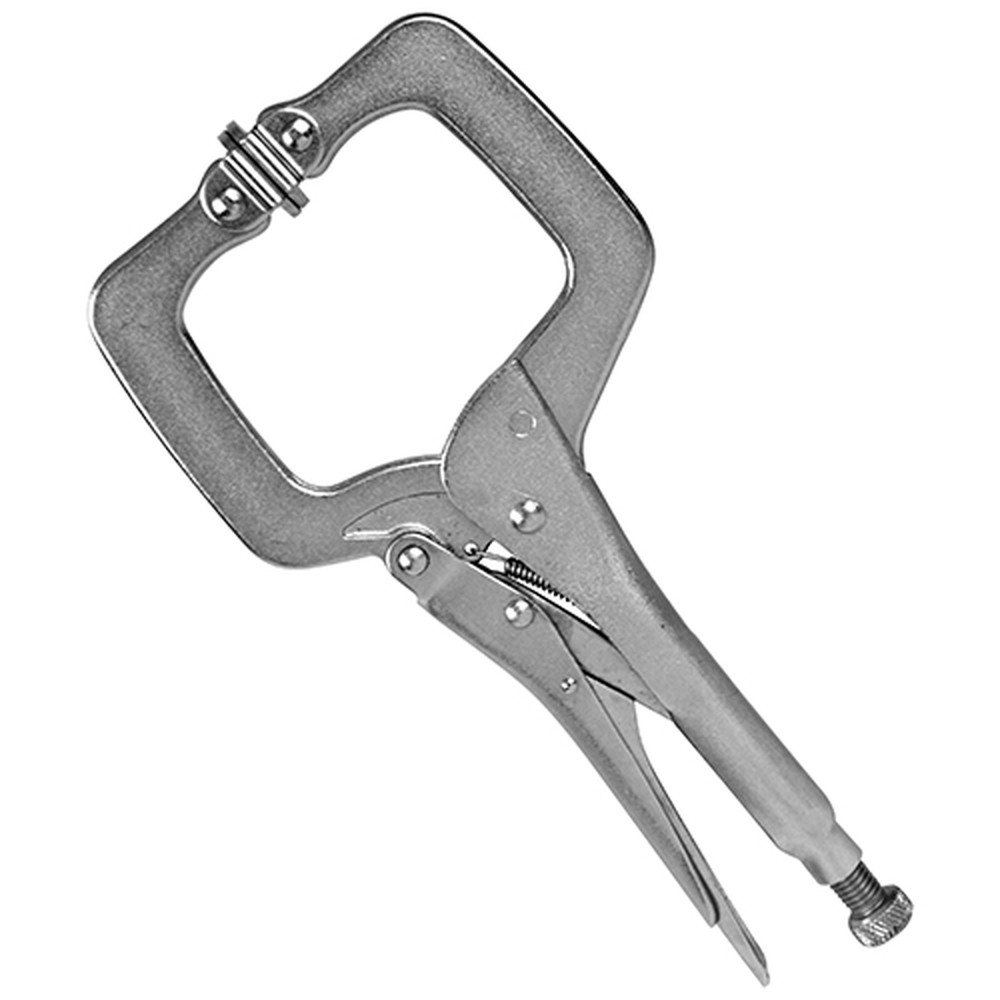 【楽天市場】【抽選で最大100%ポイントバック 5/1限定】 E-Value C型ロッキングプライヤー パット付 ERC-275S 先端可動式 平行クランプ 金工作業 軽天 自在金具付き ...