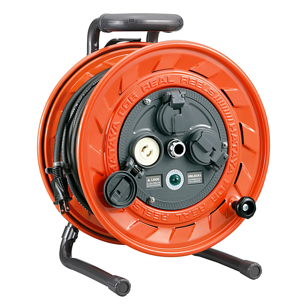 【楽天市場】ハタヤ HATAYA AP-301 コードリール 単相100V 30m コンセント抜止め型 温度センサー付：モノパ！楽天市場店