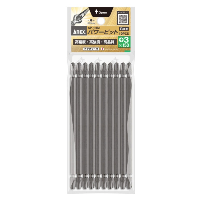 【楽天市場】ANEX アネックス パワービット両頭10本袋入+3x150 G AP-14M：モノパ！楽天市場店