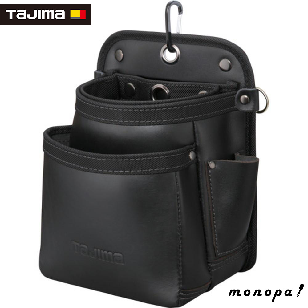 【楽天市場】【ポイント3倍 9/30~10/1】 タジマ セフツイン腰袋 本革 2段中 SFKBK-2M2H：モノパ！楽天市場店