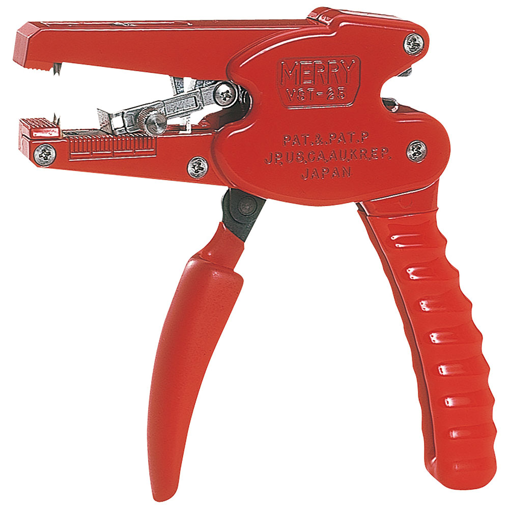 【楽天市場】室本鉄工 メリー(Merry) VST25 ミニストリッパ(刃付) 工具 ワイヤーストリッパー ケーブルストリッパー 電工 電線 配線 剥き 送料無料 DIY 工具 手作業工具 ...
