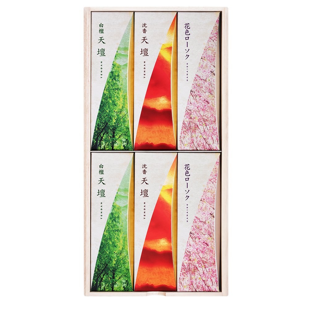 【楽天市場】天壇 進物3000° 桐箱 包装品 容量1個 日本香堂 お線香：MONOW 公式ショップ