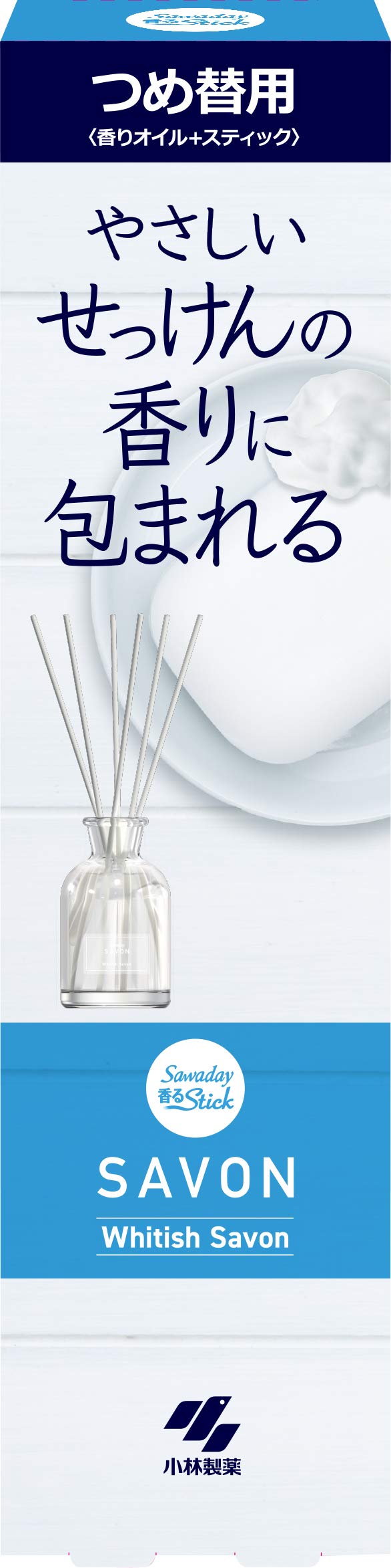 【楽天市場】SAWADAY香るSTICKSAVON替WHITISHSAVON容量70ML小林製薬芳香剤・部屋用：MONOW 公式ショップ