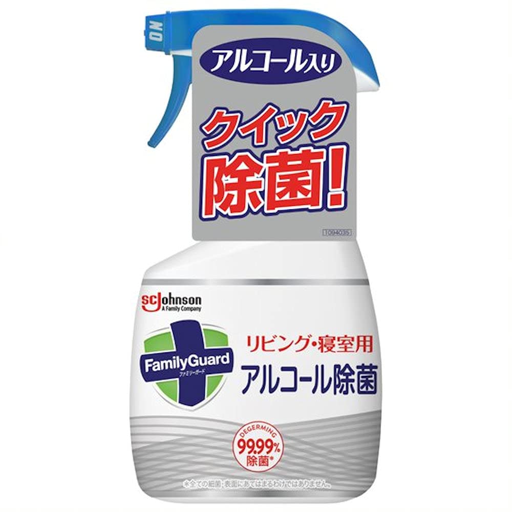 【楽天市場】ファミリーガード アルコール除菌 リビング・寝室用本体 容量400ML ジョンソン 住居洗剤：MONOW 公式ショップ