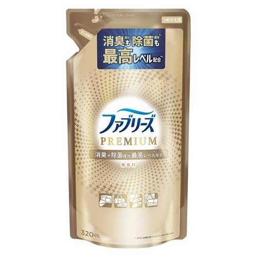 【楽天市場】ファブリーズW除菌＋消臭 プレミアム 無香料 つめかえ 容量320ML P＆G 芳香剤・部屋用：MONOW 公式ショップ
