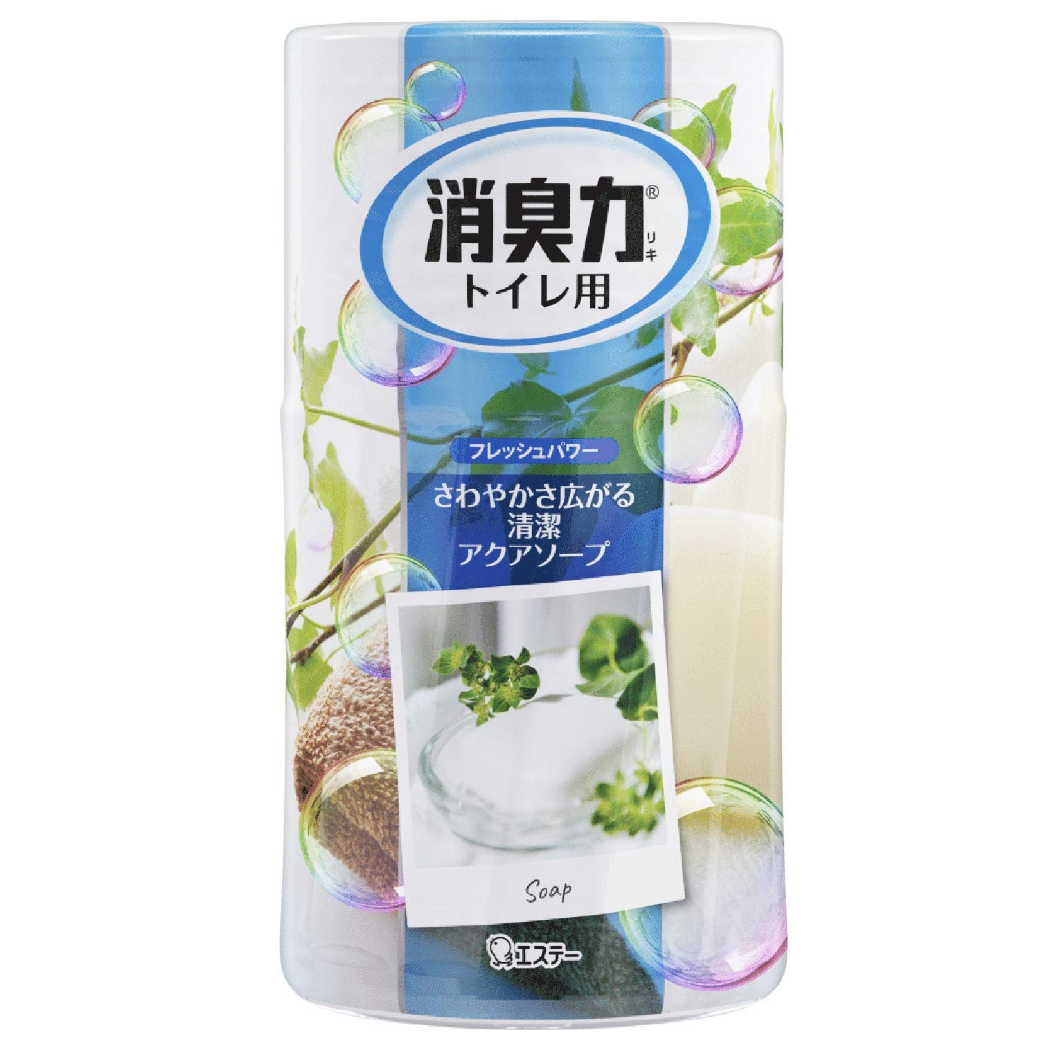 【楽天市場】消臭力トイレ用 アクアソープ 容量400ML エステー 芳香剤・トイレ用：MONOW 公式ショップ