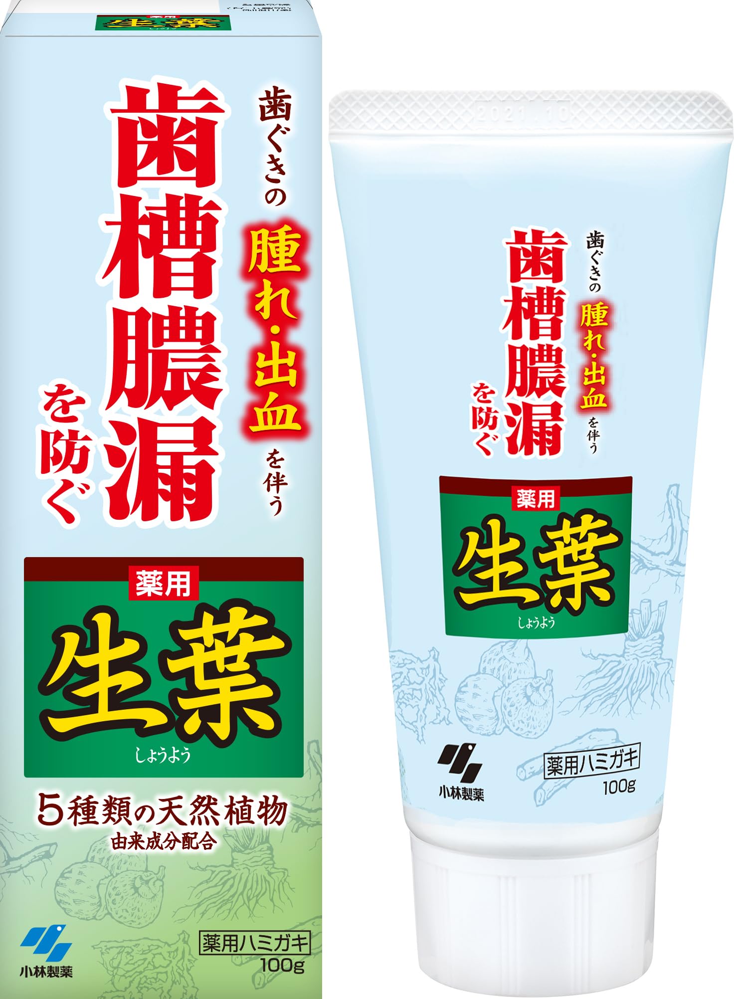 【楽天市場】生葉b 容量100G 小林製薬 歯磨き：MONOW 公式ショップ