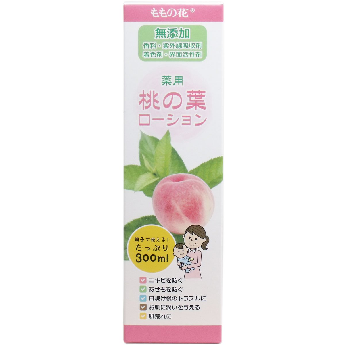 【楽天市場】薬用 桃の葉ローション 300ml 容量300ML オリヂナル ボディクリーム・ローション：MONOW 公式ショップ