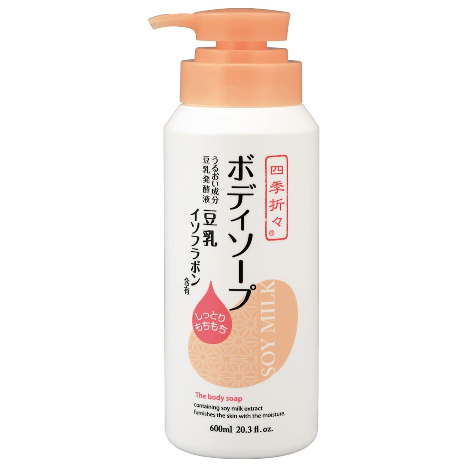 【楽天市場】四季折々 豆乳イソフラボン ボディソープ 容量600ML 熊野油脂 ボディソープ：MONOW 公式ショップ
