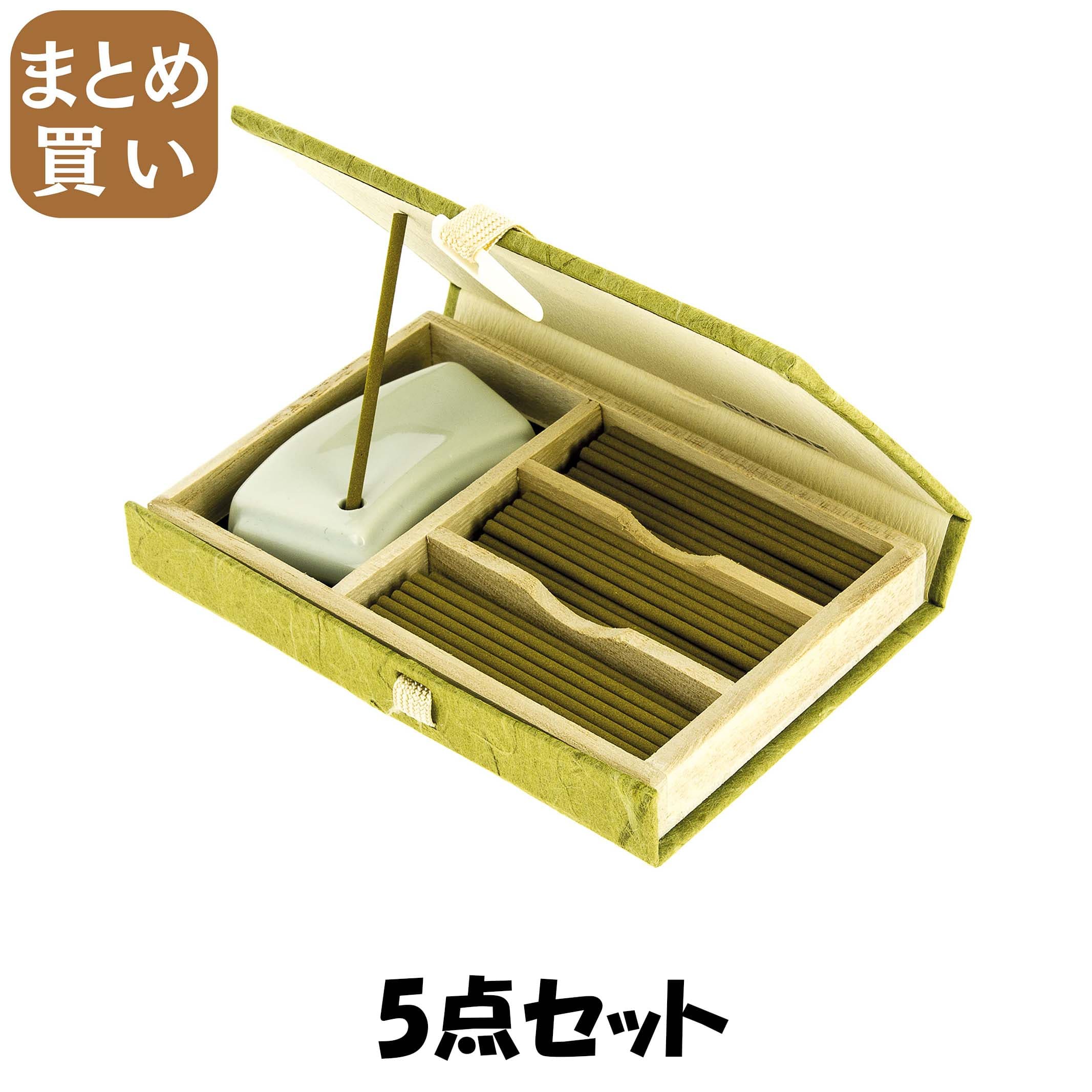 【楽天市場】【まとめ買い】毎日白檀香 スティック60本入 5点セット 日本香堂 お香：MONOW 公式ショップ