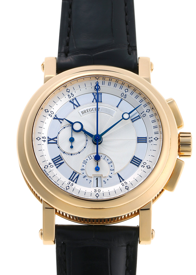 【楽天市場】ブレゲ - マリーン II クロノグラフ | BREGUET | 5827BA/12/5ZU | YG シルバー文字盤 自動巻き ...