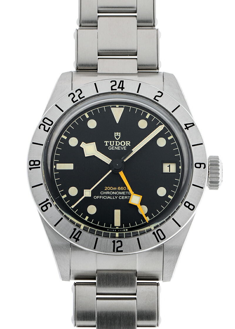 【楽天市場】チューダー - ブラックベイ プロ GMT | TUDOR | 79470-0001 | SS 黒文字盤 自動巻き ブレスレット ...