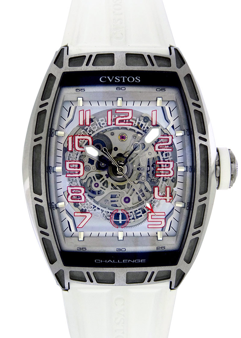 【楽天市場】クストス - チャレンジ ジェットライナー | CVSTOS | CVT-JET-SL ST | SS スケルトン文字盤 自動巻き ラバー | 委託品 | 中古 |：クロンヌ／モンテーヌ