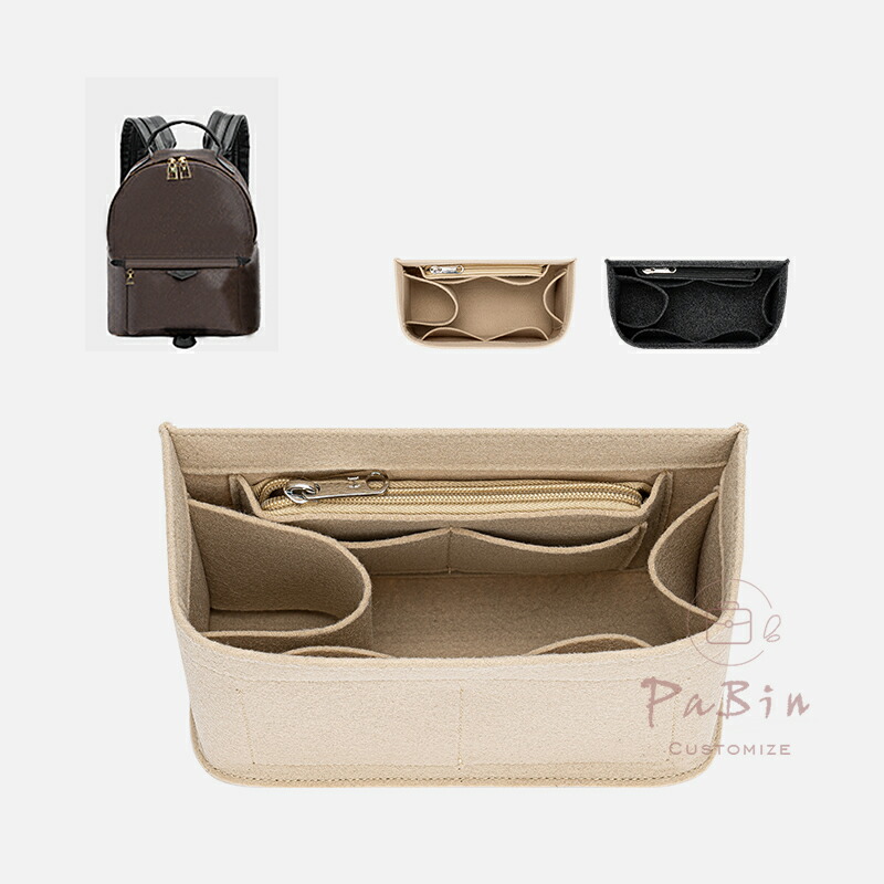 【楽天市場】【50%off 楽天スーパーSALE】 バッグインバッグ ルイヴィトン Louis Vuitton Palm springs対応 軽量 自立 チャック付き 小さめ 大きめ バッグの ...