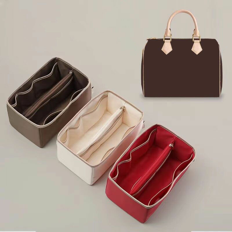 【楽天市場】【50%OFF 楽天スーパーSALE】 バッグインバッグ ルイヴィトン Louis Vuitton Speedy対応 軽量 自立 チャック付き 小さめ 大きめ バッグの中 整理 ...