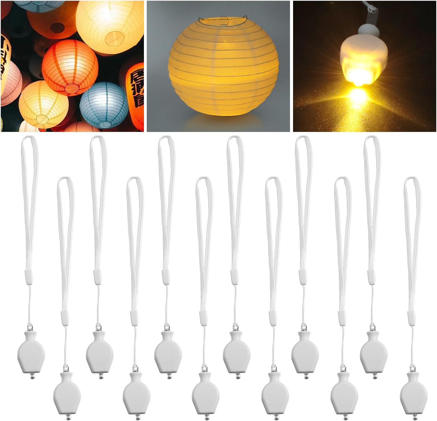 【楽天市場】提灯 ライト led ちょうちんライト 12個セット ランタン用のランプ 提灯 高輝度ミニLED お祭り パーティー イベント 結婚式 飾り クリスマス 装飾 (電球色)：Monuso