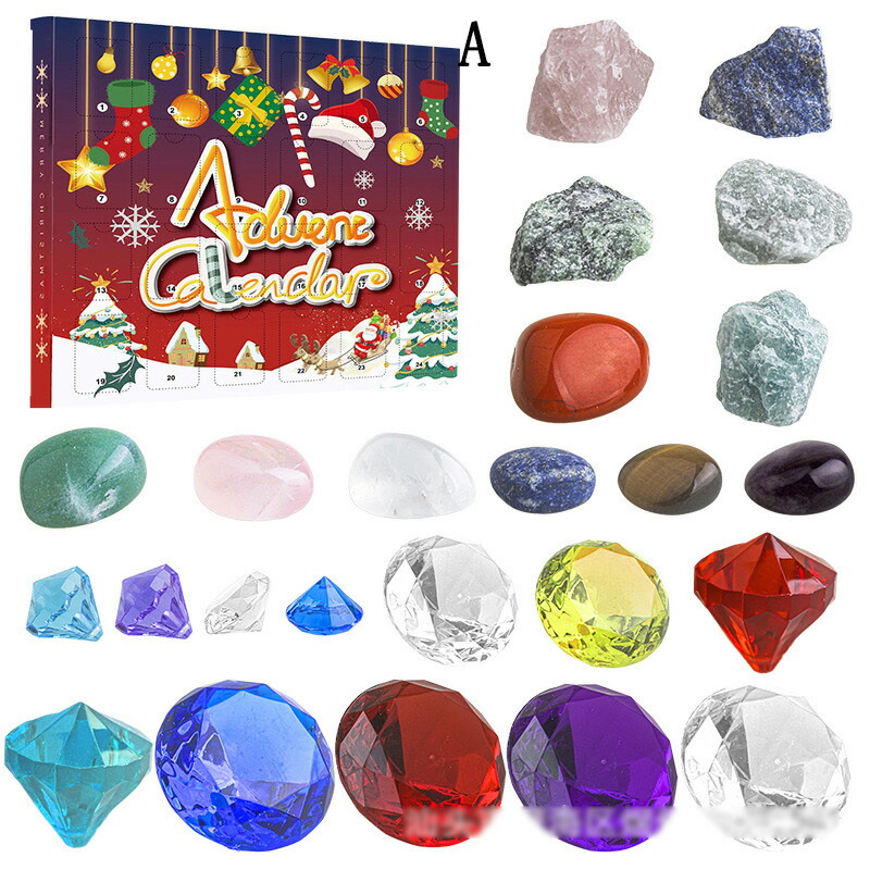 【楽天市場】2024 ダイヤモンド アドベントカレンダー ジュエリー 女の子 男の子 おもちゃ キラキラ 宝石 誕生祝 クリスマス ご褒美 プレゼント カウント 鉱石 蛍石 ギフト 24日 ...
