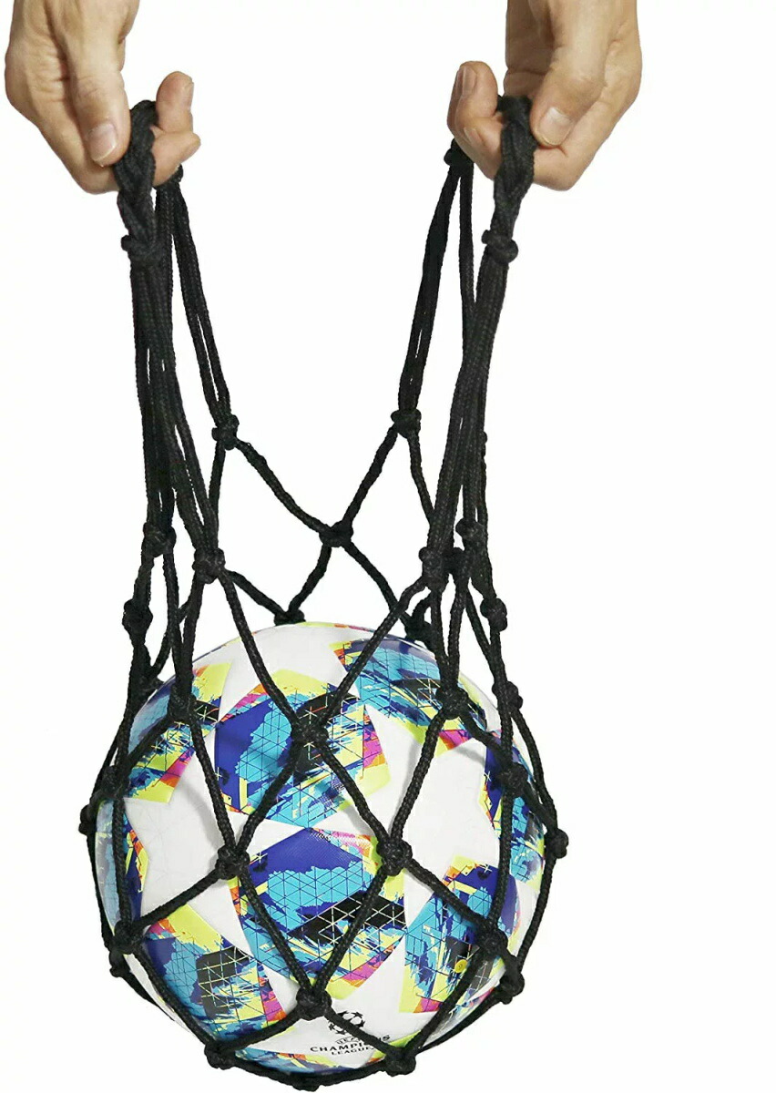 【楽天市場】ボールネット スポーツ 球技 ボールバッグ フットサル バスケ バレーボール 持ち運び 網 ホルダー 保管用 収納ポーチ付き：Monuso