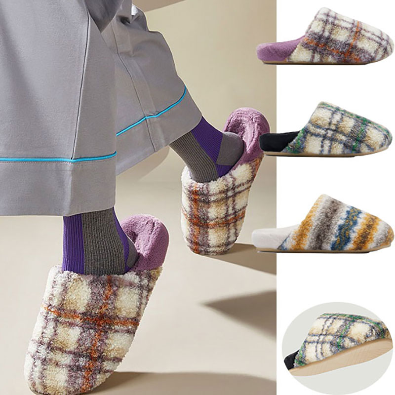 【楽天市場】室内スリッパ 秋冬 暖かい おしゃれなスリッパ ルームシューズ 女の子 男の子 滑り止め 暖かい 高級感 来客用 自宅用 職場 秋冬 3色：Monuso