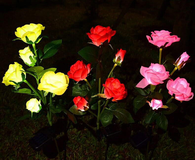 【楽天市場】ソーラーライト 屋外 防水 埋め込み式 IP44防水 リモコン付き ガーデンライト 飾りライト 太陽光パネル充電 花ライトセット 歩道 庭 芝生：Monuso