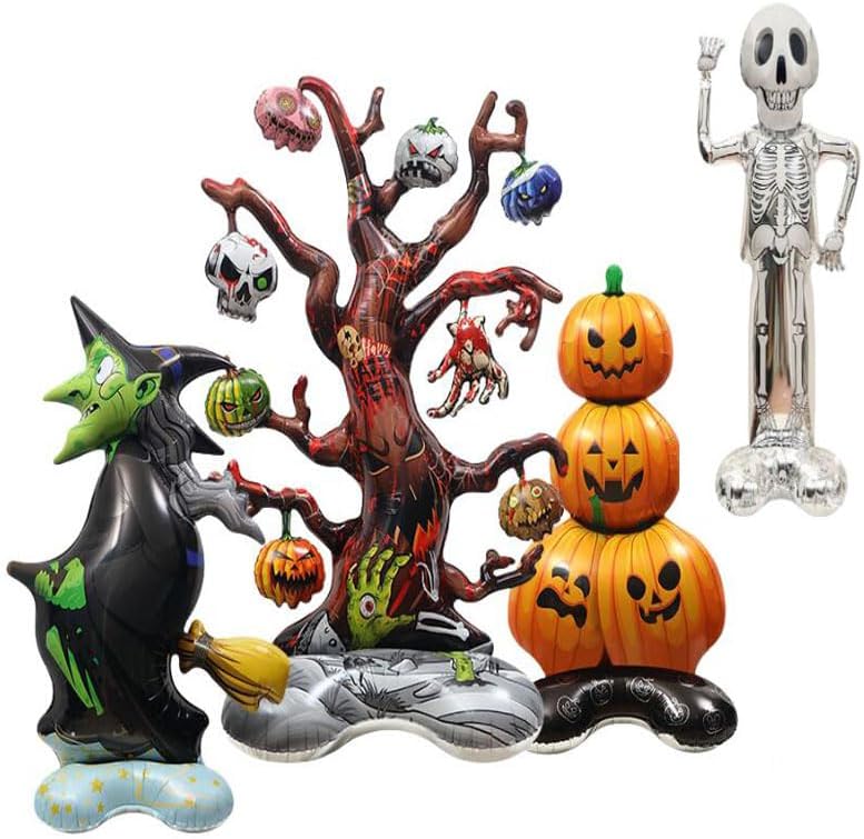 【楽天市場】【4点セット】ハロウイン 風船 万聖節飾り Halloween 装飾 飾り バルーンセット 部屋 プレゼント かぼちゃ 魔女：Monuso