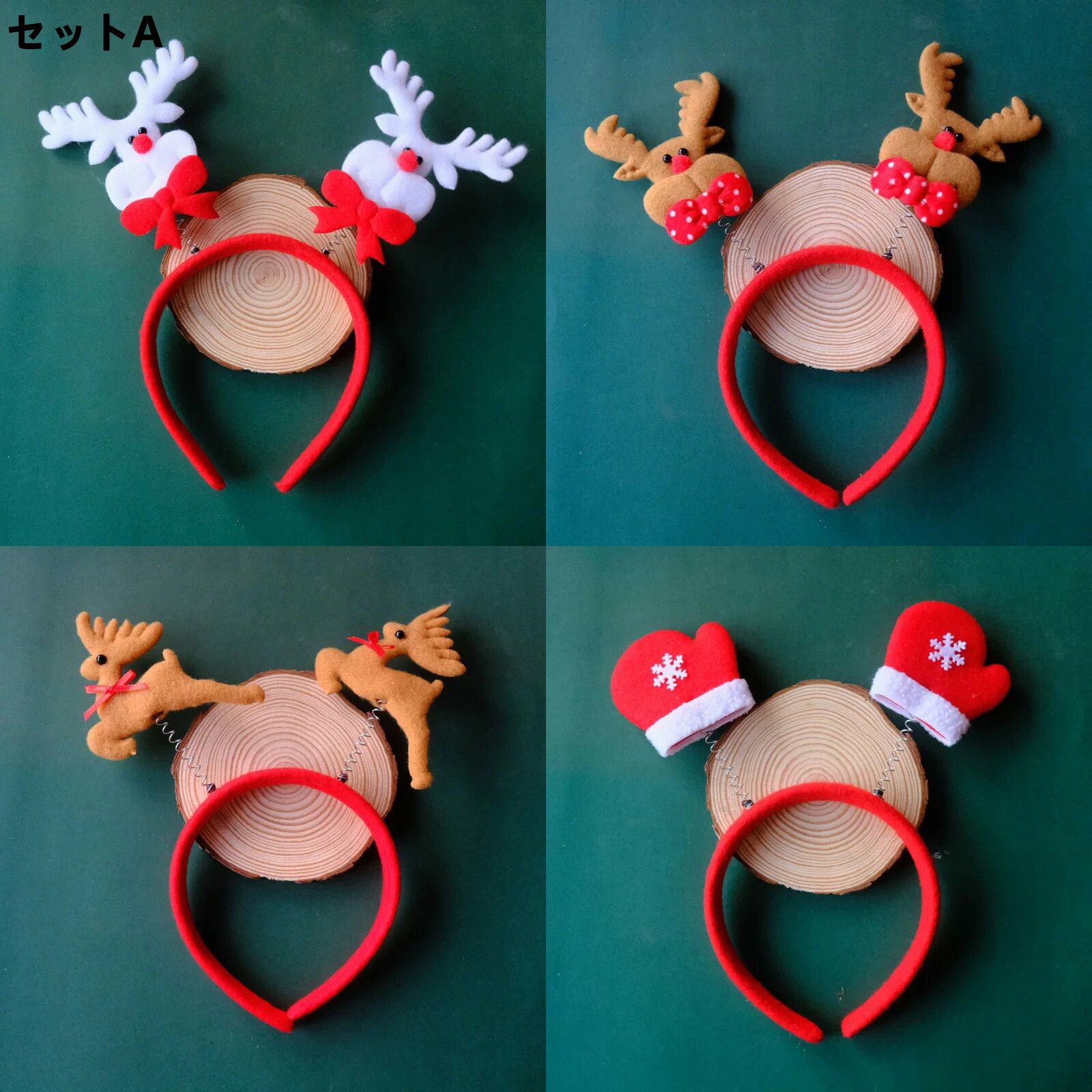 【楽天市場】クリスマス装飾品 クリスマスアクセサリー 子供プレゼント クリスマスプレゼント かわいいヘアアクセサリー 4個セット：Monuso