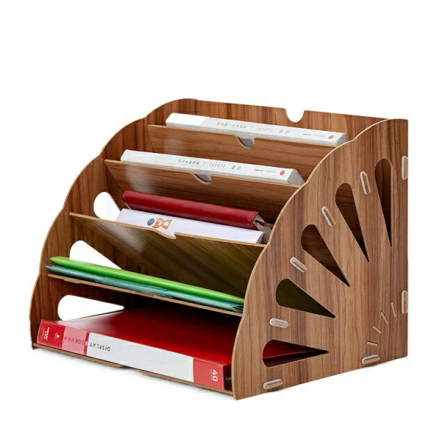 【楽天市場】ファイルケース A4トレー 木製 卓上収納 ファイルラック 書類トレー デスクトレー 簡単組み立て分解可能 レターファイリング 新聞 雑誌 A4ファイル 書類入れ：Monuso