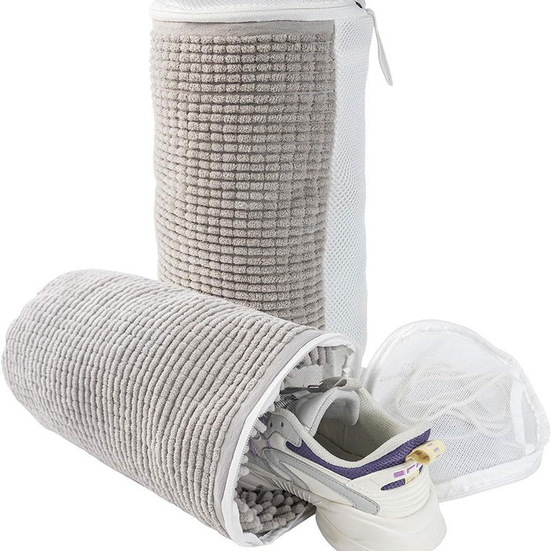 【楽天市場】靴洗いネット 靴 洗濯ネット耐久性 洗濯袋 靴あらう ネット シューズ用汚れをかき出す 靴の損傷を防ぐ 型崩れ防止 靴を洗濯機で洗える専用ネット 35*15*15cm グレー：Monuso
