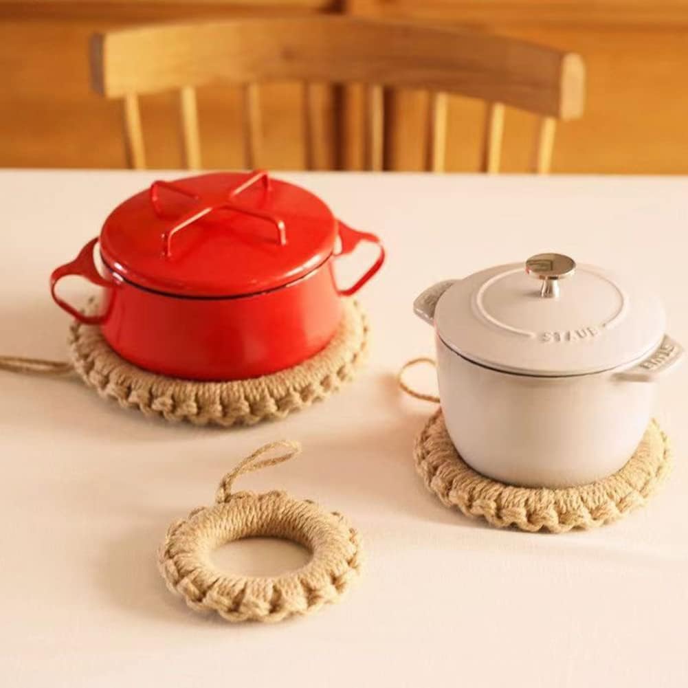 【楽天市場】【3個セット】釜敷き なべしき 鍋敷き 藁の鍋敷き おしゃれ 耐熱 フック付き 自然素材 天然 鉄瓶 鍋 土鍋 鉄器 ポット ケトル ポット マット 雑貨 シンプル インテリア ...