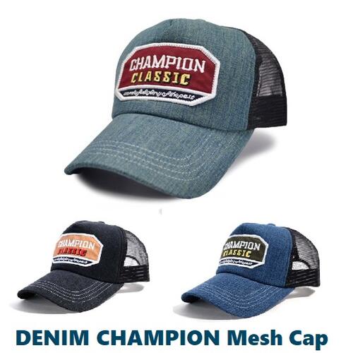 【楽天市場】?SALE★在庫限り／【 DENIM CHAMPION MESH CAP 】 帽子 デニム メッシュキャップ メンズ レディース ...