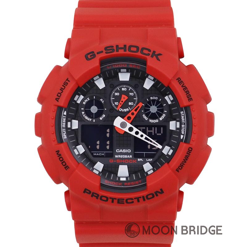 【楽天市場】G-SHOCK GA-100SERIES 55×51.2×16.9MM GA-100B-4AJF：MOON BRIDGE時計屋