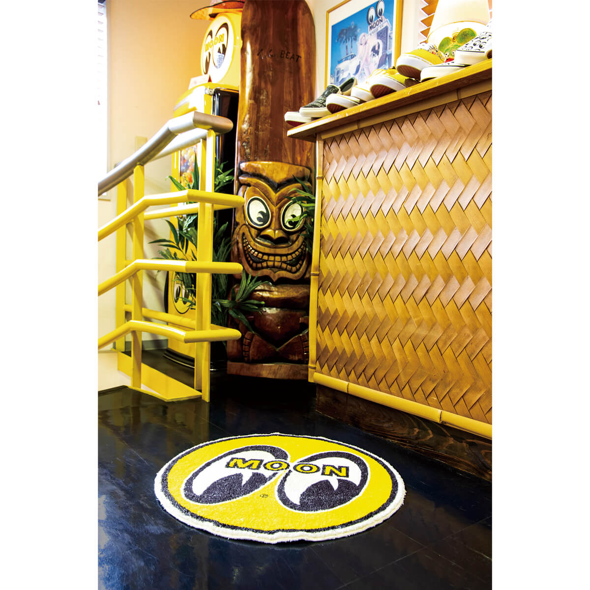 【楽天市場】ムーンアイズ MOON Eyeball フロアマット：MOONEYES