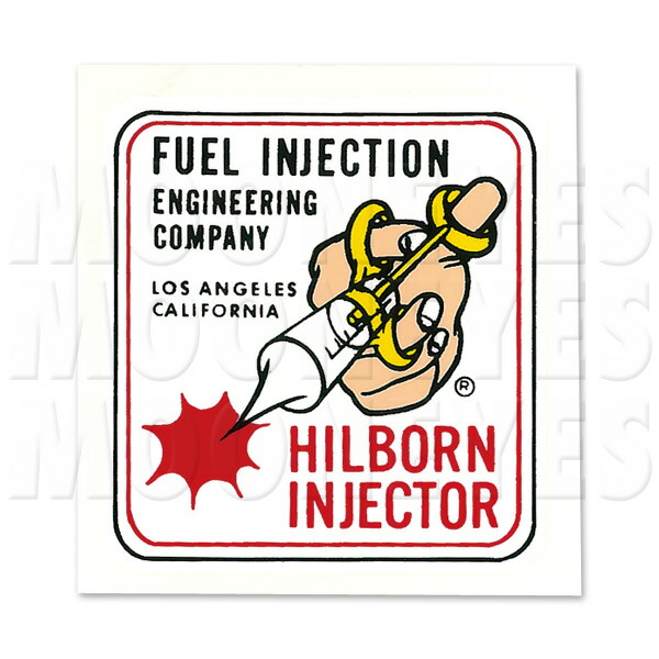 【楽天市場】HILBORN INJECTOR ステッカー：MOONEYES
