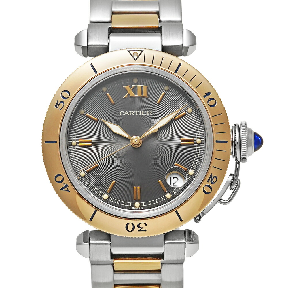 【楽天市場】Cartier パシャC Ref.W31016N1 イエローゴールド×ステンレススチール 中古品 ユニセックス 腕時計：ムーンフェイズ