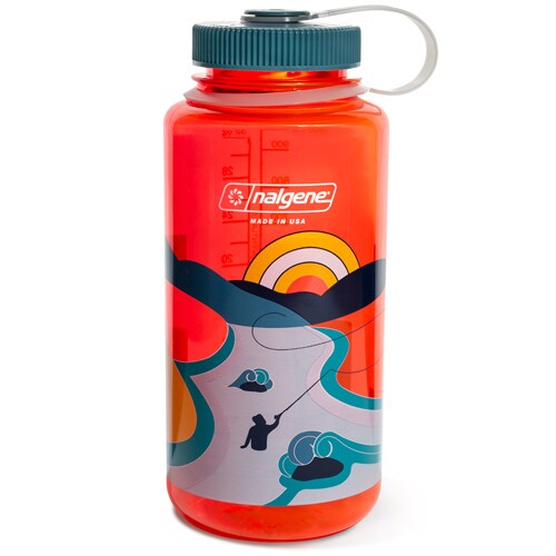 【楽天市場】ナルゲン（nalgene） 広口1.0L レトロプリント ポムグラネイト 91964：ムース楽天市場支店