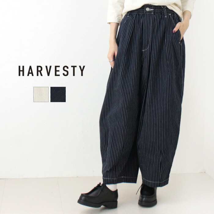 楽天市場】ハーベスティ HARVESTY 10ozブラックデニムサーカスパンツ