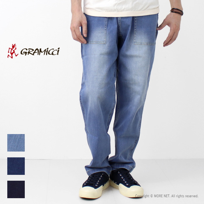 【楽天市場】[20%OFF] グラミチ Gramicci ストレッチデニムルーズテーパードリッジパンツ G3FU-P052 メンズ ジーンズ [返品・交換不可]：モアネット casual select