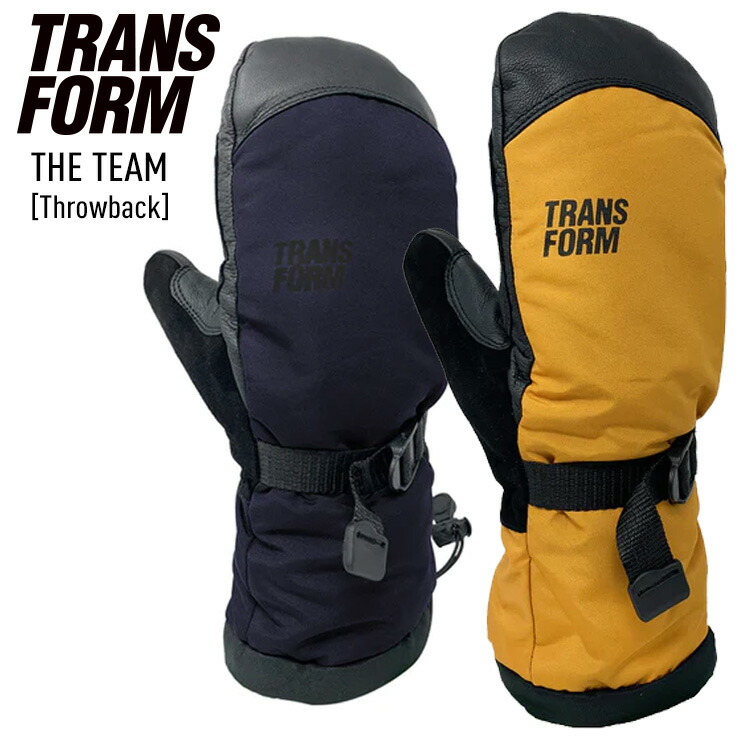 【楽天市場】正規品 22-23 TRANSFORM トランスフォーム THE TEAM Throwback チーム スノーボードグローブ ...