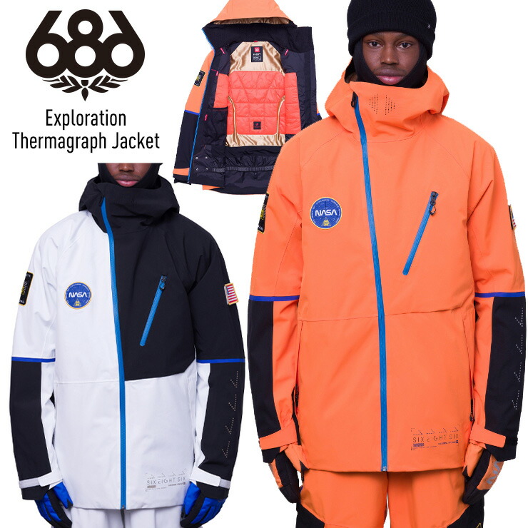【楽天市場】23-24 686 シックスエイトシックス Exploration Thermagraph Jacket スノーボード エクスプラ ...