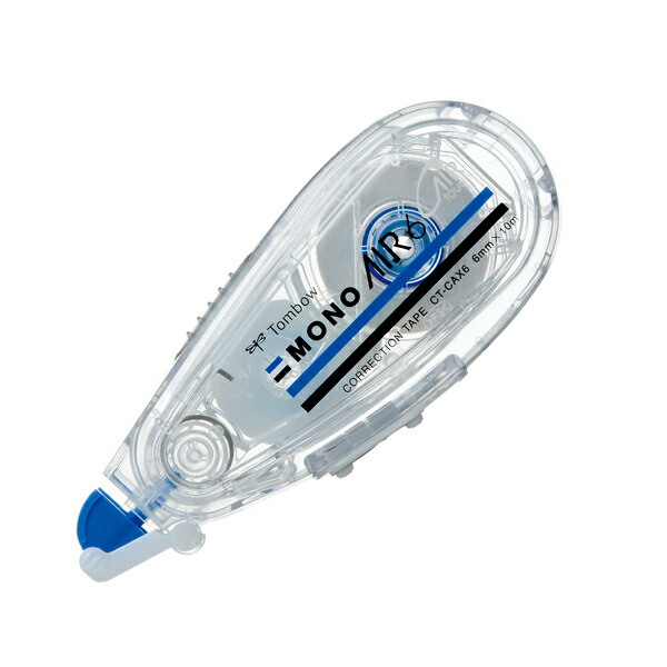 【楽天市場】【まとめ買い】トンボ鉛筆 修正テープ モノエアー つめ替えタイプ6 幅6mm×長さ10m 本体 10個/30個 CT-CAX6：事務蔵