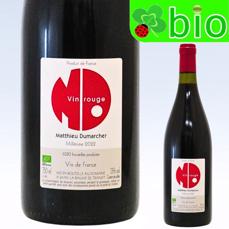 【楽天市場】VdFヴァン・ルージュ[2022]マチュ・デュマルシェ Vin Rouge Matthieu DUMARCHER：リカーMORISAWA
