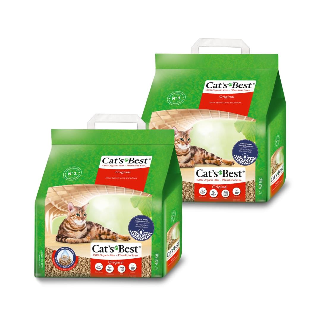 【楽天市場】Cat's Best キャッツベスト オリジナル 10L × 2袋 猫砂 10L×2袋 (ケース販売)：morro